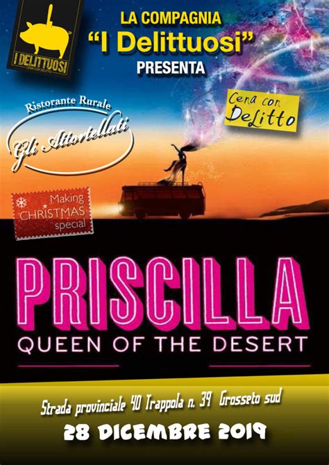 Cena Con Delitto Grosseto PRISCILLA LA REGINA DEL DESERTO