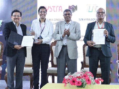IIT Madras Based TuTr Hyperloop SYSTRA Sign MoU To Advance High Speed Transportation In India