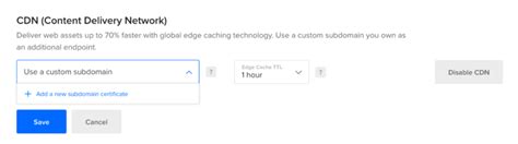 DigitalOcean Spaces CDN Setup