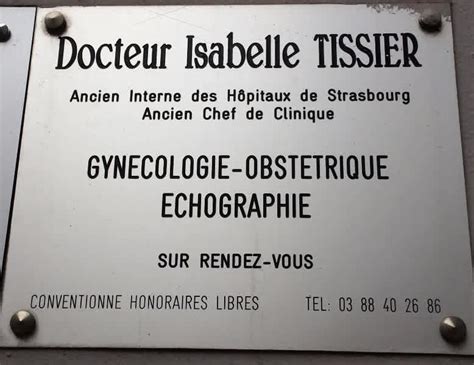 Dr Isabelle Tissier Gynécologue Obstétricien à Strasbourg Doctolib