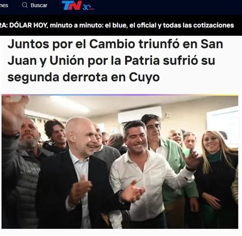 El Triunfo De Orrego En San Juan Es Tapa En Los Principales Medios De Buenos Aires Telesol Diario