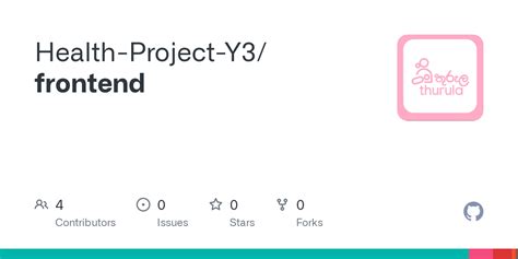 GitHub Health Project Y Frontend