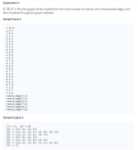 Solved You Are Tasked To Define Methods Of A Graph Class Chegg