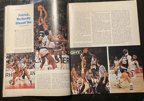 April 1 1985 Sports Illustrated Sidd Finch Patrick Ewing Chris Mullin