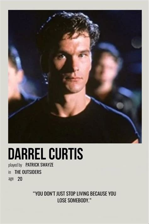 Darrel Curtis The Outsiders Darry The Outsiders Greasers The Outsiders