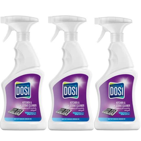 قیمت و خرید اسپری تمیز کننده سطوح آشپزخانه دوسی مدل D3 3 حجم 450 میلی لیتر مجموعه 3 عددی