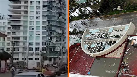 Acapulco El Antes Y Después De La Ciudad Tras Paso Del Huracán Otis Fotos Y Videos