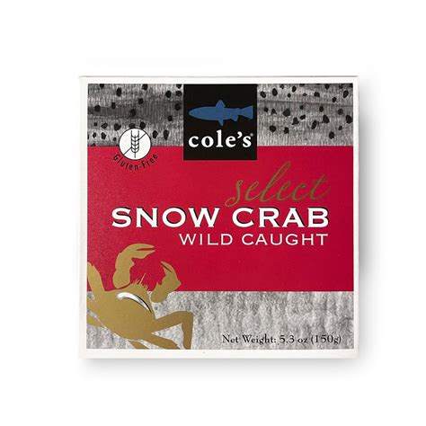 Coles Patagonian Wild Caught Snow Crab Meat Tender Wild