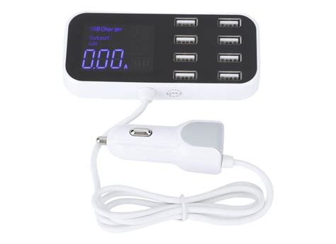 Carregador USB Estação de carregamento Carregador de portas USB W pode ser identificado