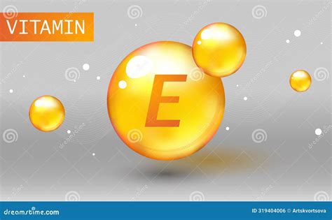 Vitamin E Tocopherols Circle Icon Chemical Formula Molecular