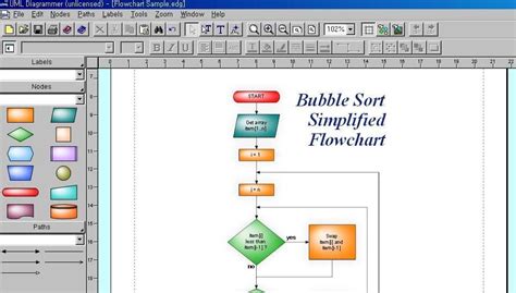 Bubble Sort Flowchart Bebas Belajar