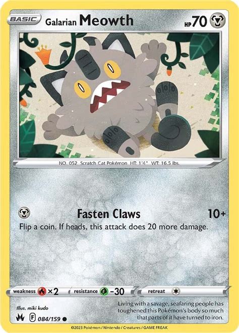Galarian Meowth Tcgmatch Chile