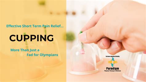 Cupping More Than Just A Fad For Olympians Paradigm Physical Therapy
