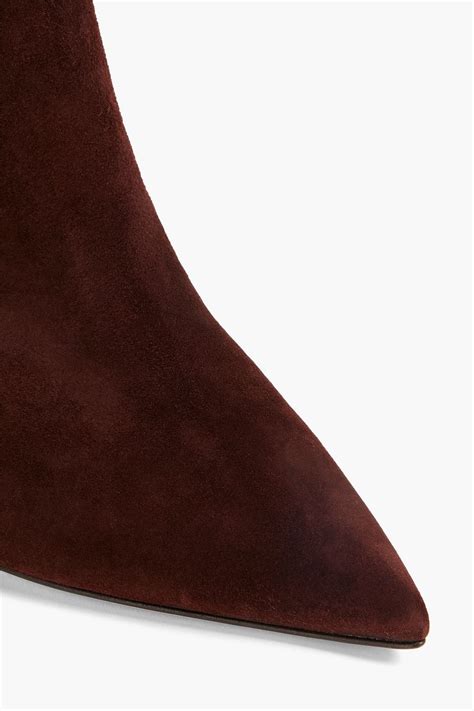 Gianvito Rossi 45 Suede Knee Boots The Outnet