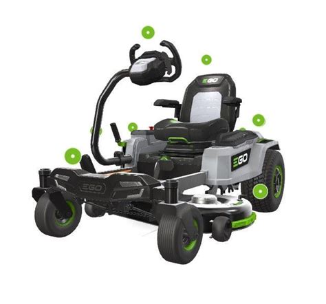 Tondeuse à gazon à rayon de braquage zéro POWER de po avec la technologie e STEER Z EGO