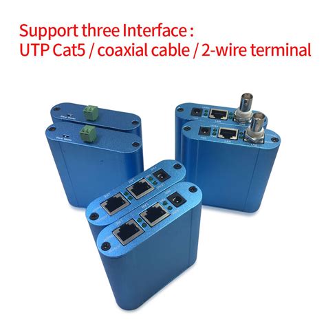 300 1500 Meters Ethernet Extender Through Utp Cat5coaxial Cable2 Wire