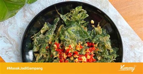 Resep Bayam Crispy Cabe Garam Sederhana Rumahan Di Yummy App