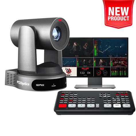 Ptzoptics 2 Camera Move 4k Ptz 30x Zoom Streaming Kit Atem Mini Pro