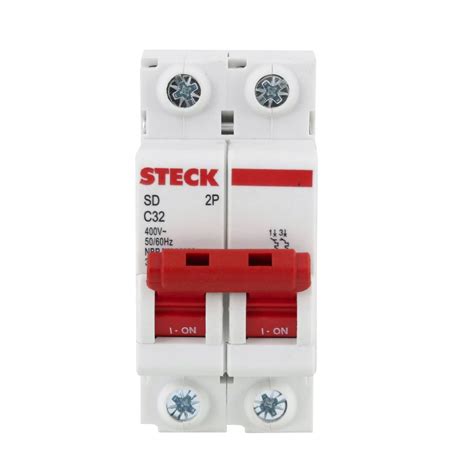 Disjuntor Bipolar 32a 2p Curva C Steck