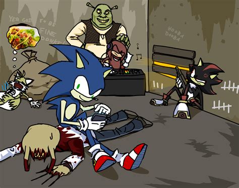 Sonic And Zombies By Necrostingysmp On Deviantart