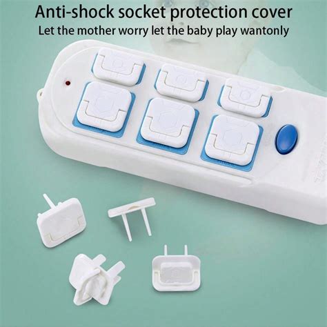 20pcs 10x Three Prong Plug Socket Cover 10x Two Prong Plug Socket