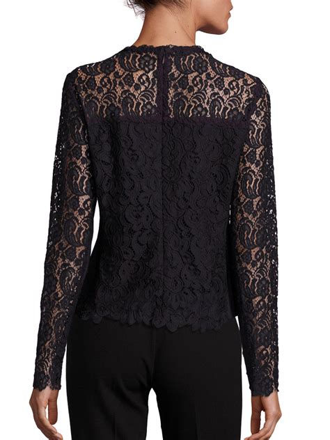 Elie Tahari Corbel Lace Blouse Lyst