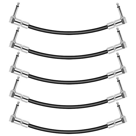 Patch Cable 5 Pack Ultra Flexible Dual Shielded 14 635mm Reverb
