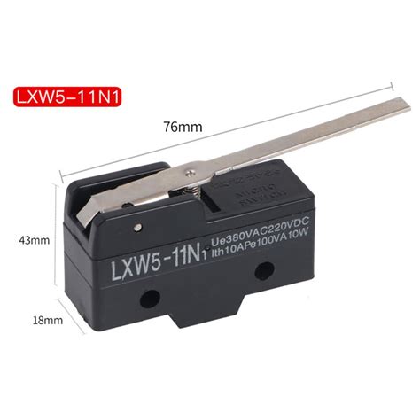 1 Pcs Ac 380v Dc 220v 10a Push Plunger Actuated Momentary Limit Switch