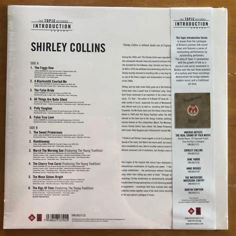Shirley Collins An Introduction To Shirley Collins Suffragette Records