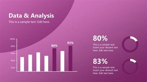 Data And Analysis Slide With Bar Chart Slidemodel