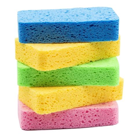 Sponges For Dishes Large Cellulose Kitchen Cleaning Non Scratch Dish Scrubbers Fast Wall Cape