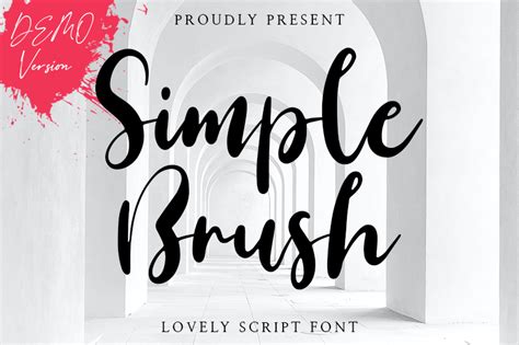 Simple Brush Font Dafont Com