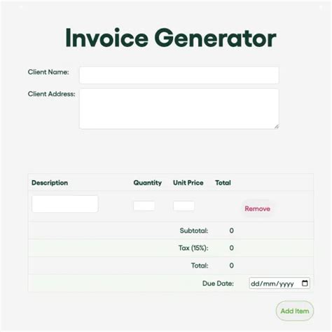 Invoice Templates