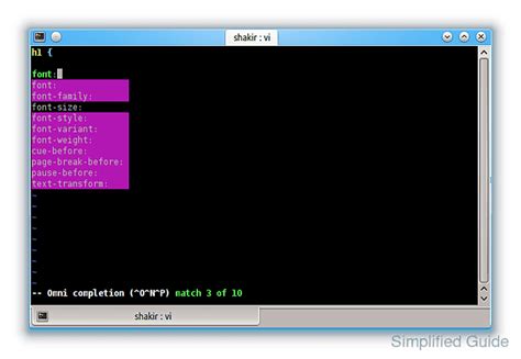 How To Enable Css Auto Completion In Vim