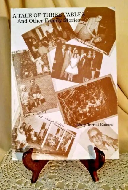 Tale Of Three Tables Mary Terrell Raisner Signed 1977 Minuteman Press