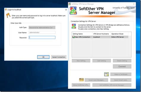 softether fixing connecting to localhost 5555 welcome to mohammed