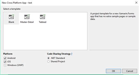 C Missing Templates In Latest Xamarin Visual Studio 2017 Stack