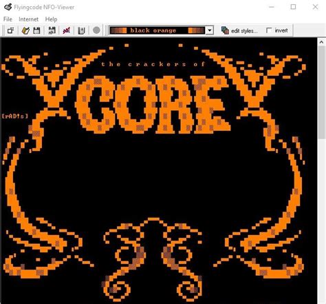 Hackbard Flyingcode NFO Viewer