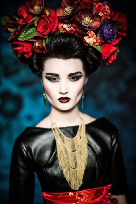 Modern Geisha Makeup Geisha Make Up Geisha Hair Japanese Geisha