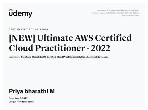 Priya Bharathi M On Linkedin Firstcloudcertificate
