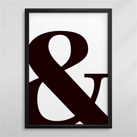 Typography Wall Art Typography Print Grafik Art