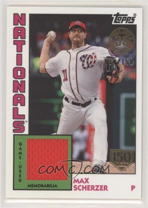 2019 Topps 1984 Topps Baseball Relics 150th Anniversary 84r Ms