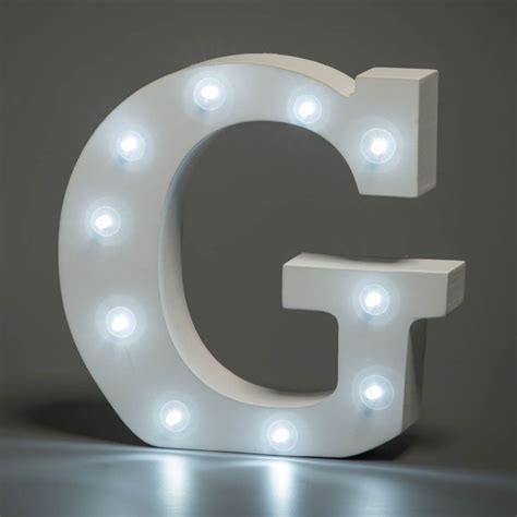 Light Up Letter G Light Up Letters Light Letters Wooden Letters