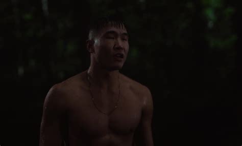 Auscaps Conrad Ricamora And Joel Kim Booster Shirtless In Fire Island