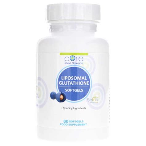 Liposomal Glutathione By Core Med Science 500mg 60 Softgels
