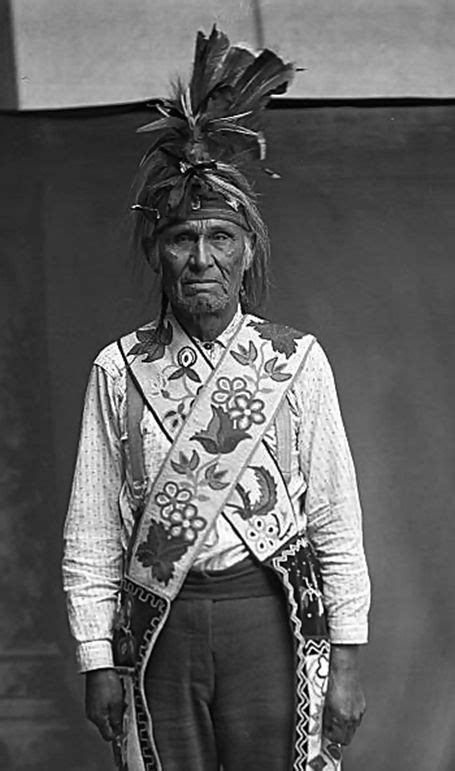 Chippewa Or Ojibwa Man Nah Ee Gance Chippewa From Leech Lake Minnesota