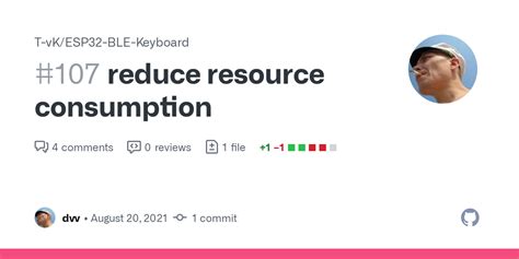reduce resource consumption by dvv · pull request 107 · t vk esp32 ble