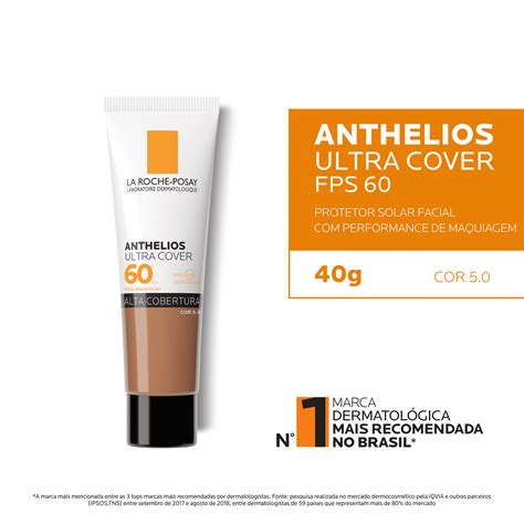Protetor Solar Facial Com Cor La Roche Posay Anthelios Ultra Cover Fps