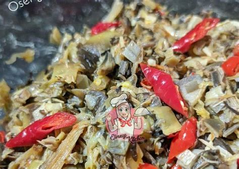 Resep Oseng Jantung Pisang Iwak Pe Oleh Einzy Kitchen Cookpad