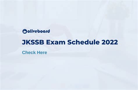 Jkssb Exam Schedule Full List Of Exams Postponed Check Now